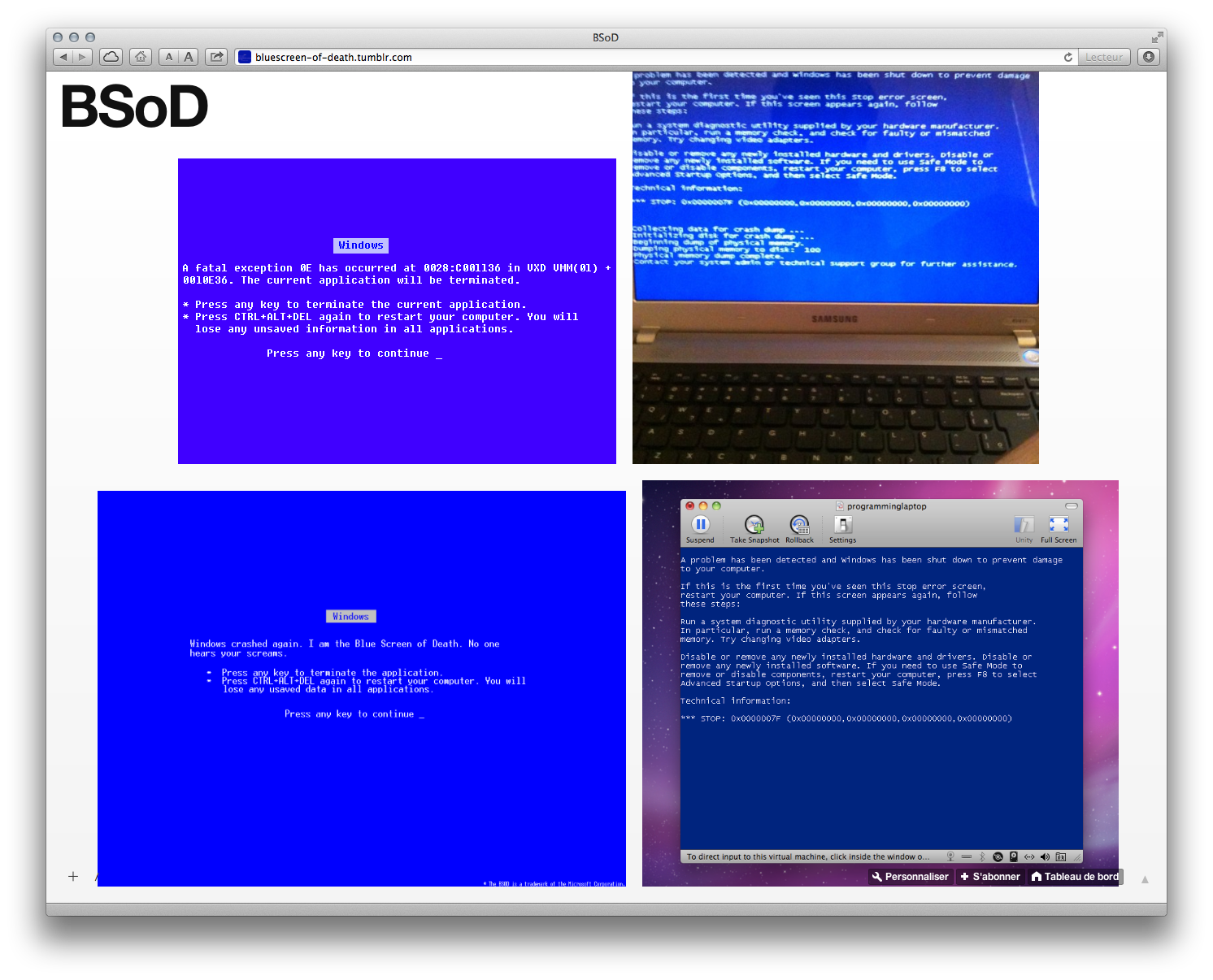 bsod – Recherches Esquisses Documents