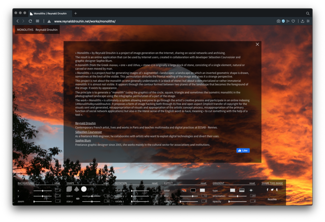 Monoliths | Reynald Drouhin
